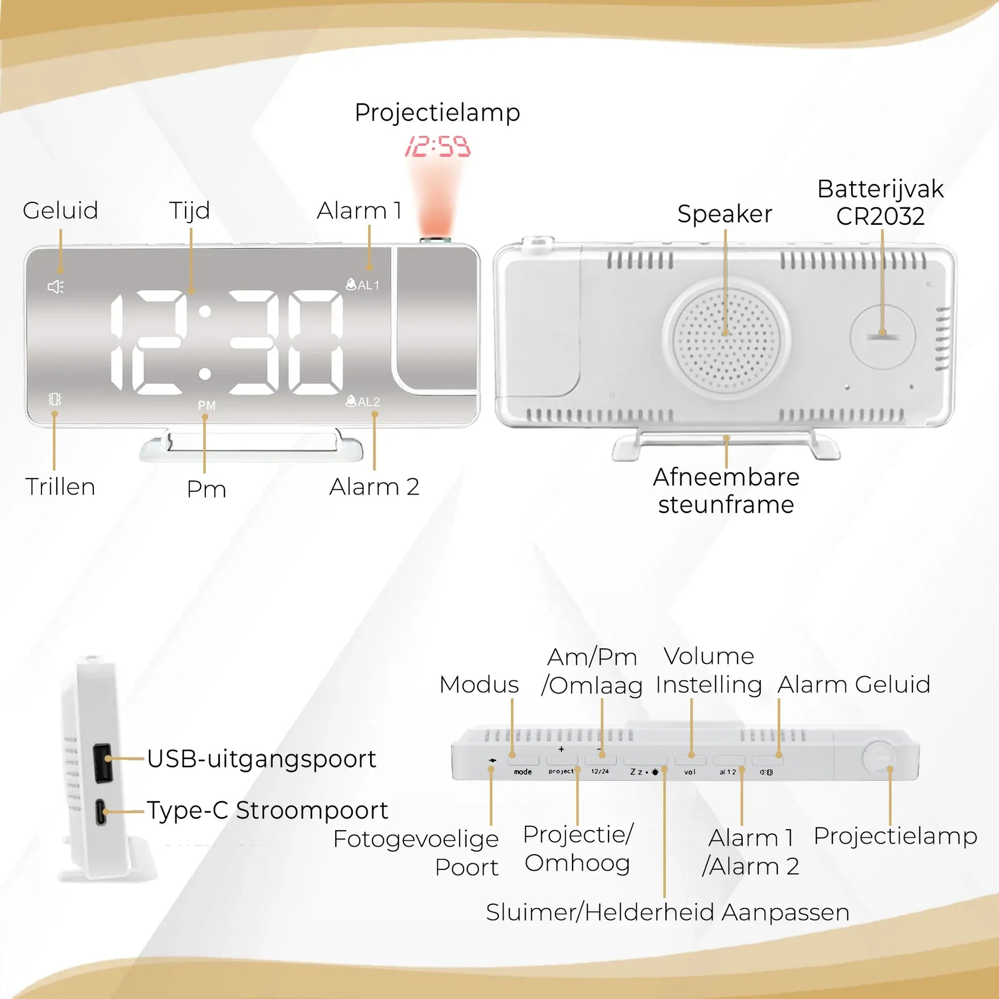 Online Projectie Wekker kopen? - Gratis verzending!